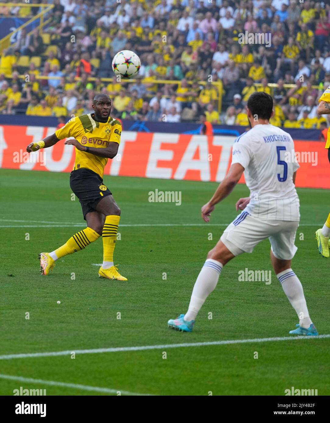 Signal Iduna Park, Dortmund, Germany. 6th Sep, 2022. Anthony Modeste ...