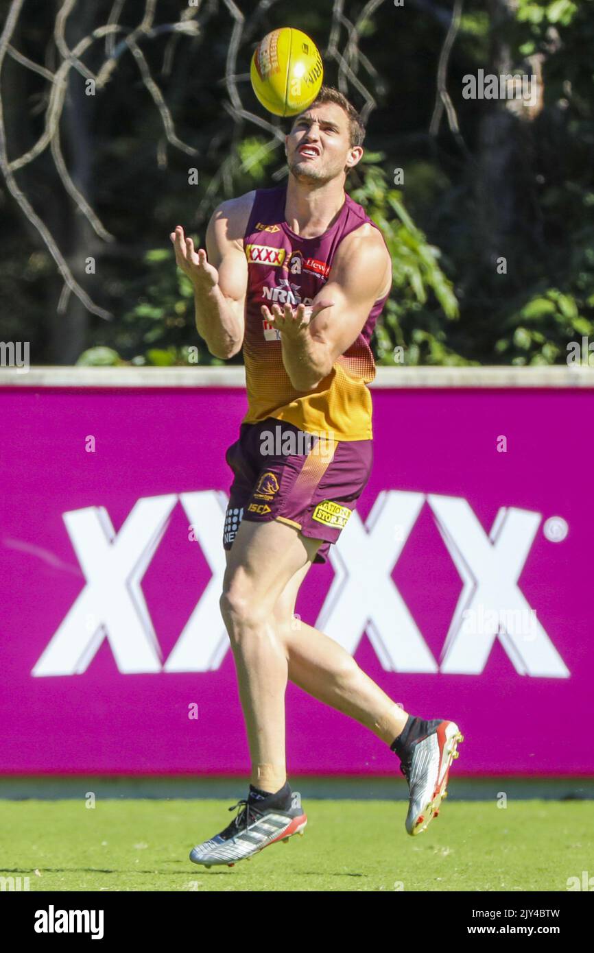 Brisbane Broncos player Corey Oates is seen during a team training ...