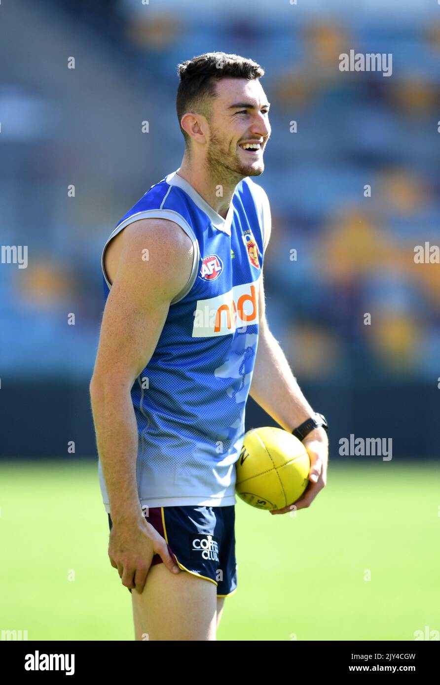 Brisbane Lions player Daniel McStay is seen during training at the ...