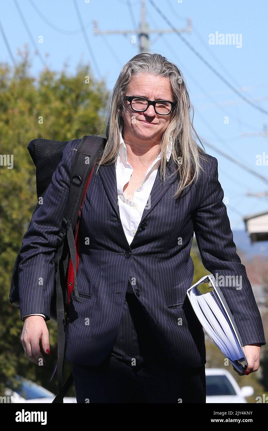 Barrister Michelle Swift arrives to the inquest into the disappearance ...