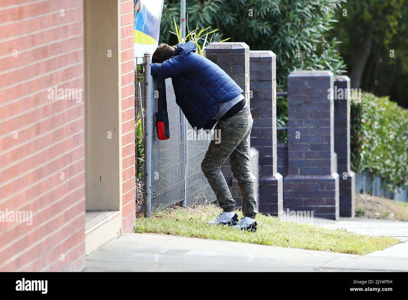 The biological father of William Tyrrell is seen outside the inquest ...