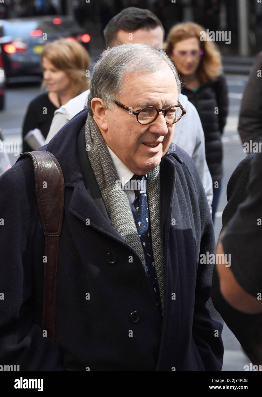 Graeme Curran arrives at the Downing Centre Courts in Sydney, Friday ...