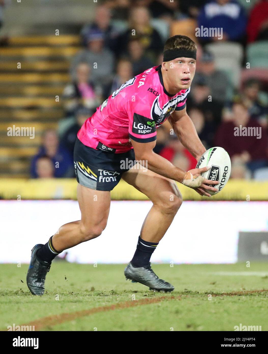 Reuben Cotter of the Cowboys during the Round 23 NRL match between the ...