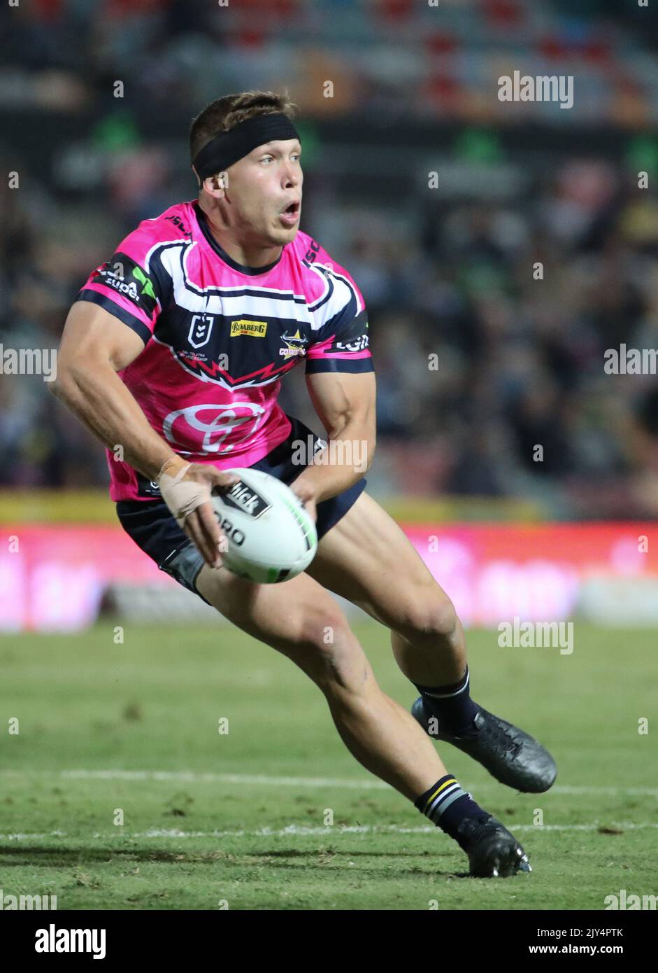 Reuben Cotter of the Cowboys during the Round 23 NRL match between the ...