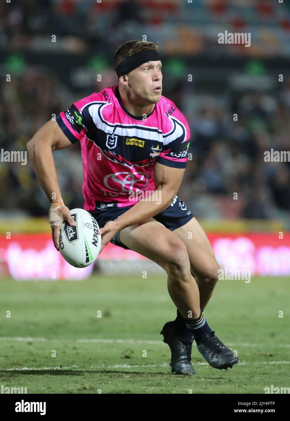 Reuben Cotter of the Cowboys during the Round 23 NRL match between the ...
