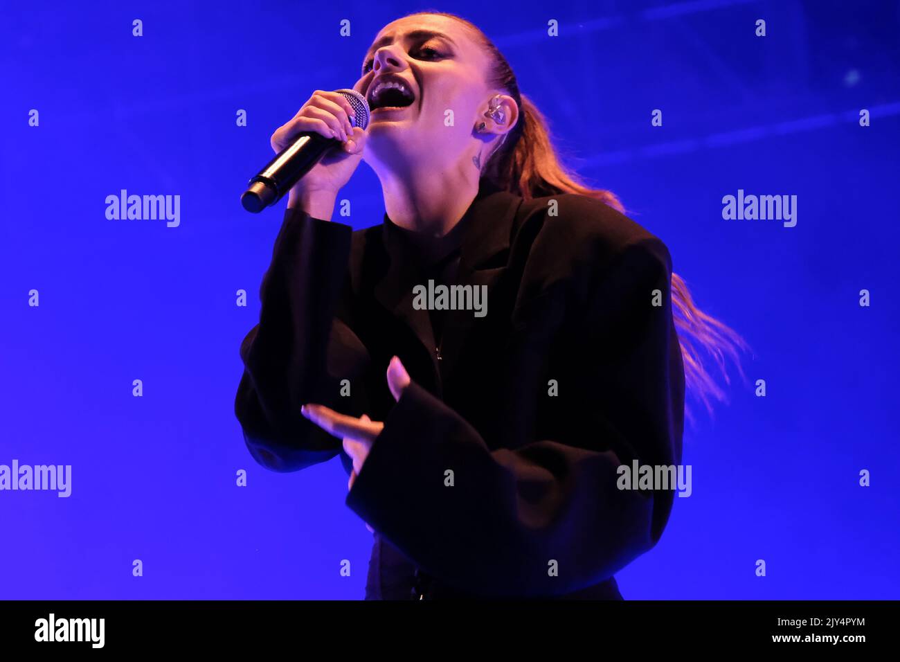 Annalisa during the Italian singer Music Concert ANNALISA - Nuda10Club ...