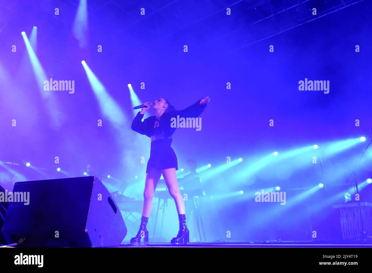 Annalisa during the Italian singer Music Concert ANNALISA - Nuda10Club ...