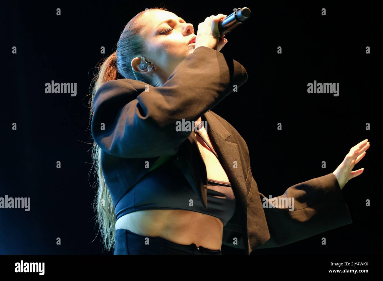 Annalisa during the Italian singer Music Concert ANNALISA - Nuda10Club ...