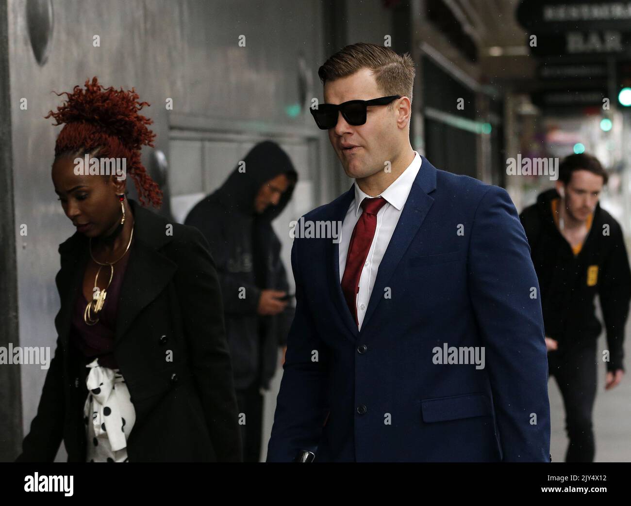 Dane Marsden Cordner arrives at Newcastle Local Court, Monday August 26 ...