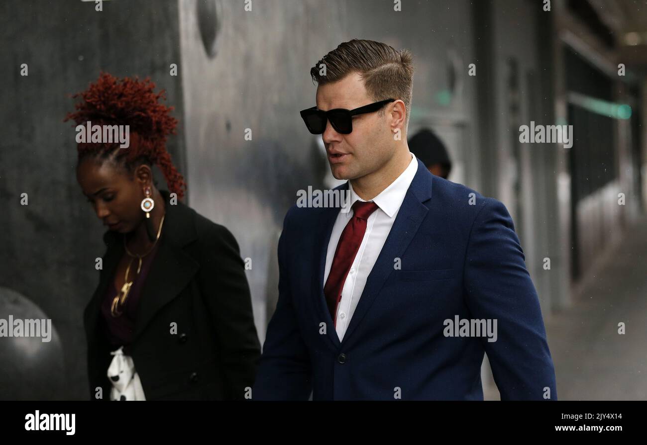 Dane Marsden Cordner arrives at Newcastle Local Court, Monday August 26 ...