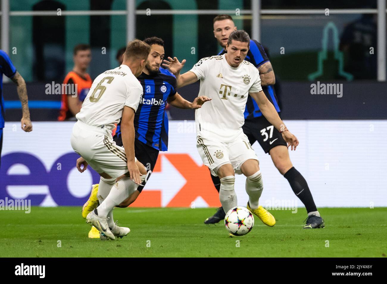 Football uefa champions league season 2022 2023 in milan hi-res stock ...