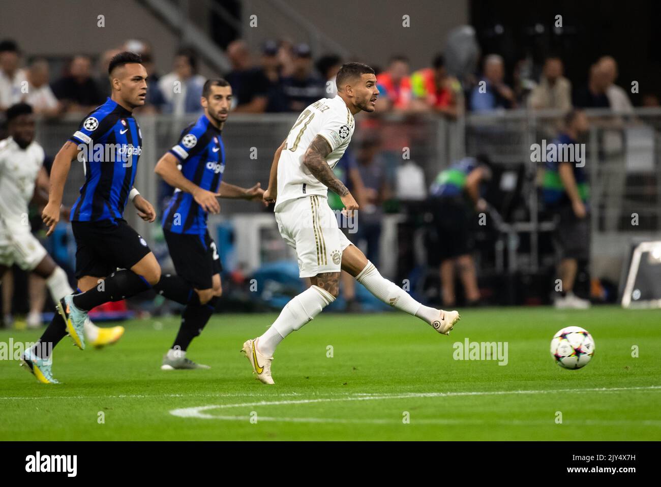 Football uefa champions league season 2022 2023 in milan hi-res stock ...