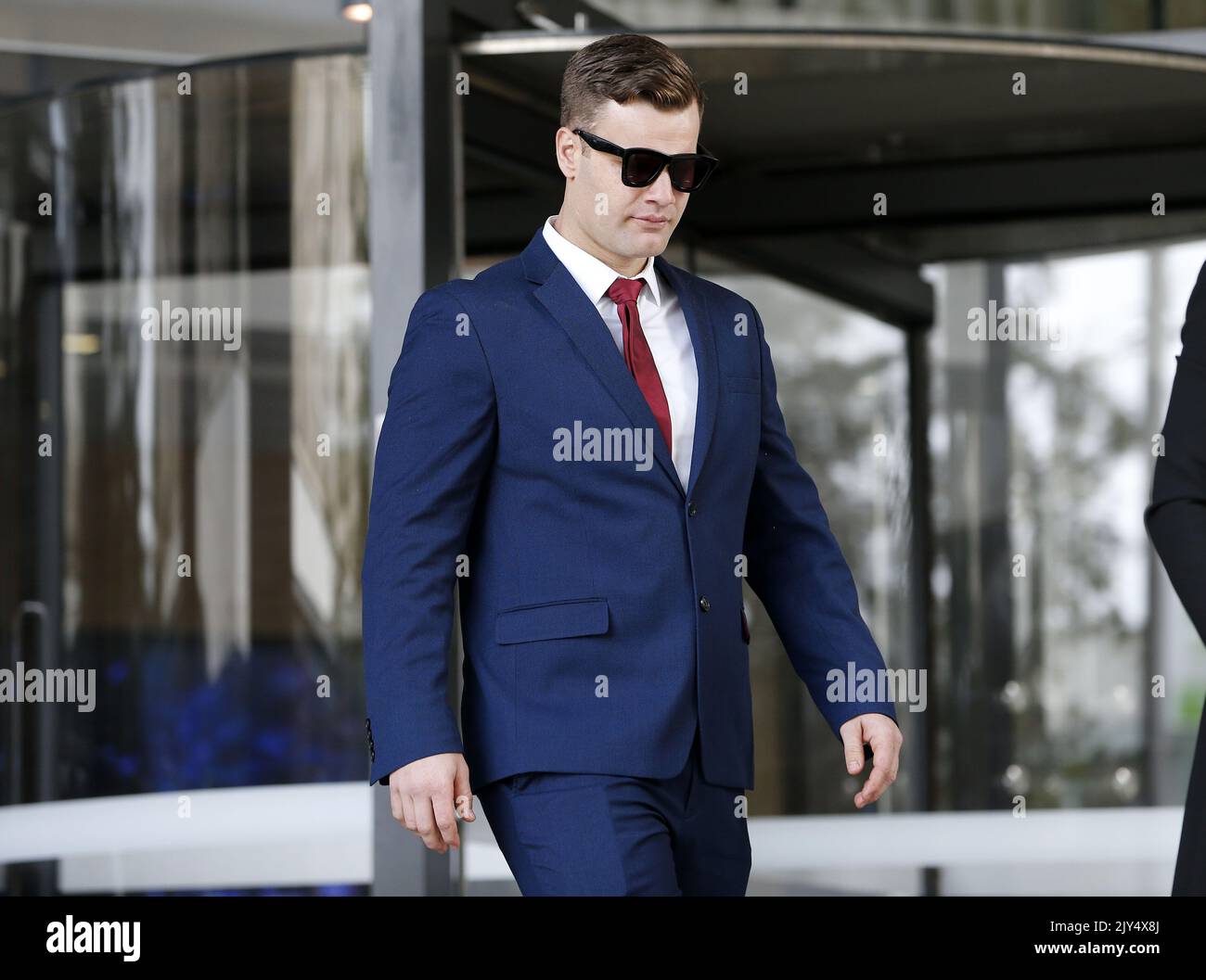 Dane Marsden Cordner leaves Newcastle Local Court, Newcastle, Monday ...