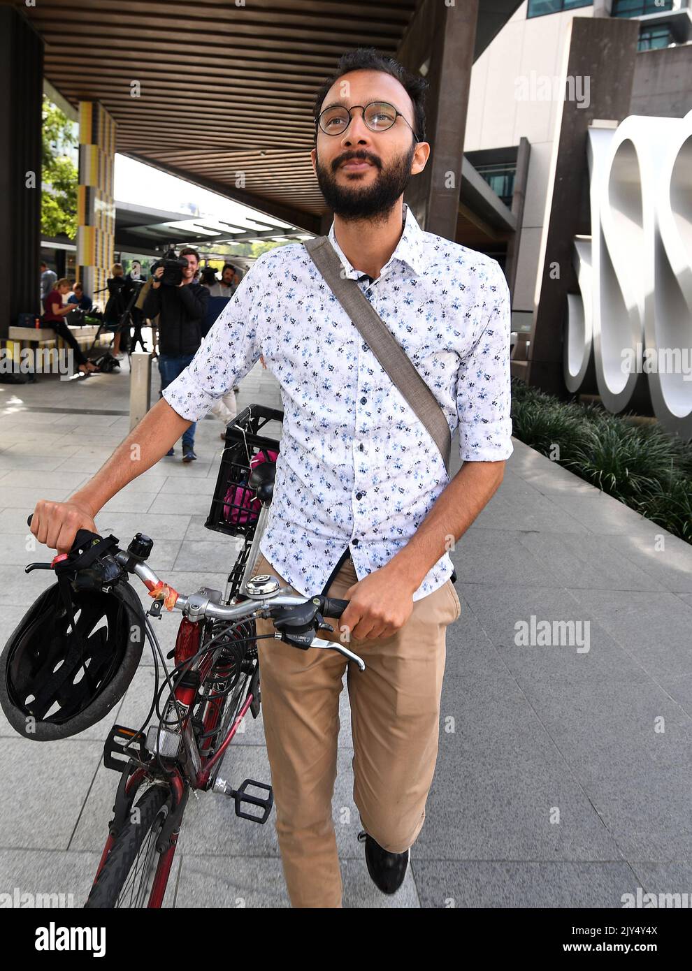 Brisbane city councillor Jonathan Sri leaves the Magistrates Court in ...
