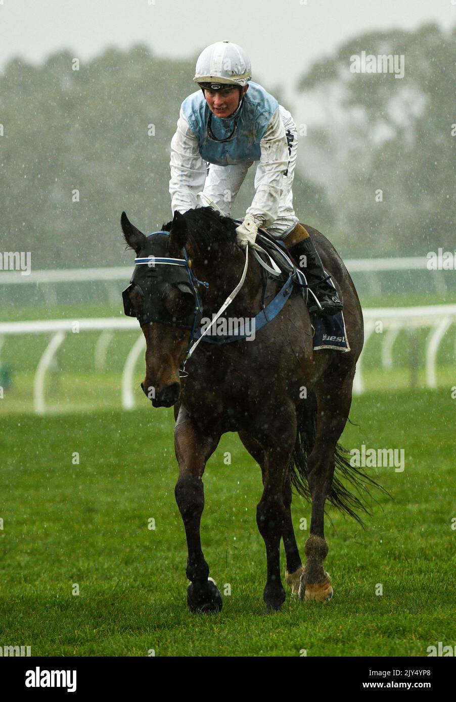 Jockey Kate Walters returns to the scale after riding Brigadier to ...