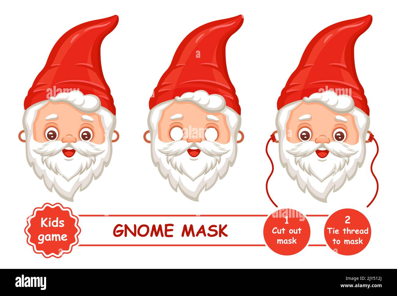 Child beard paper Stock Vector Images - Alamy