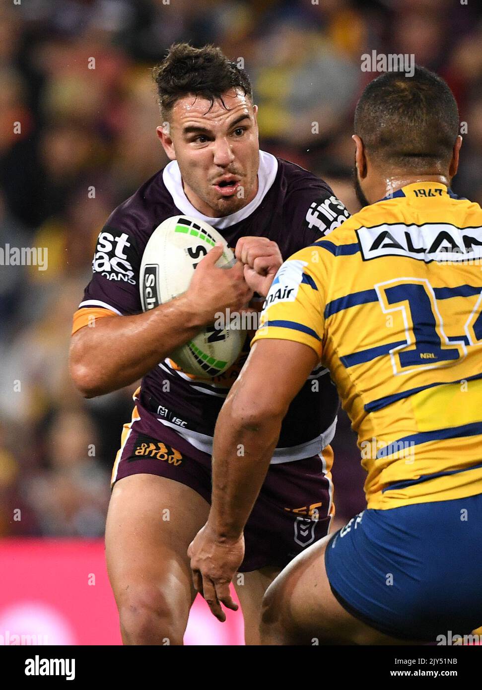 Sean O'Sullivan of the Broncos during the Round 24 NRL match between ...