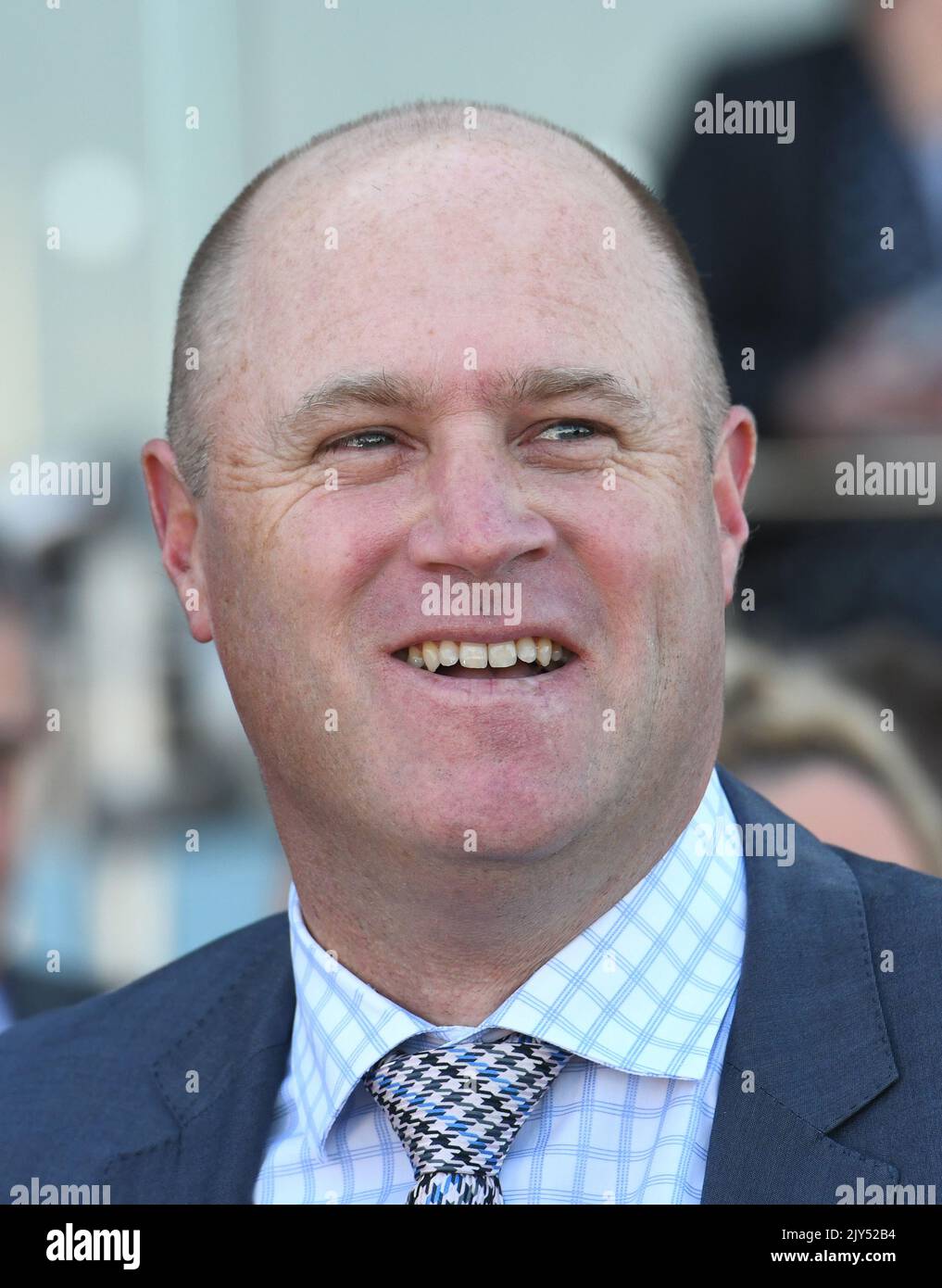 Trainer Danny O'Brien is seen after jockey Damien Oliver rode My ...