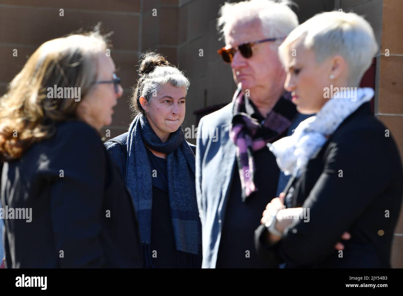 Tess Knight (left), the mother of Samantha Knight, and Lisa Giles ...