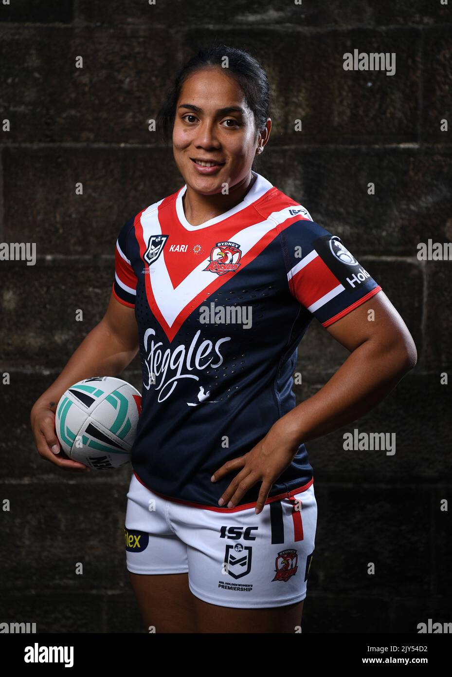 Sydney Roosters player Simaima Taufa poses for a photo during the NRL ...
