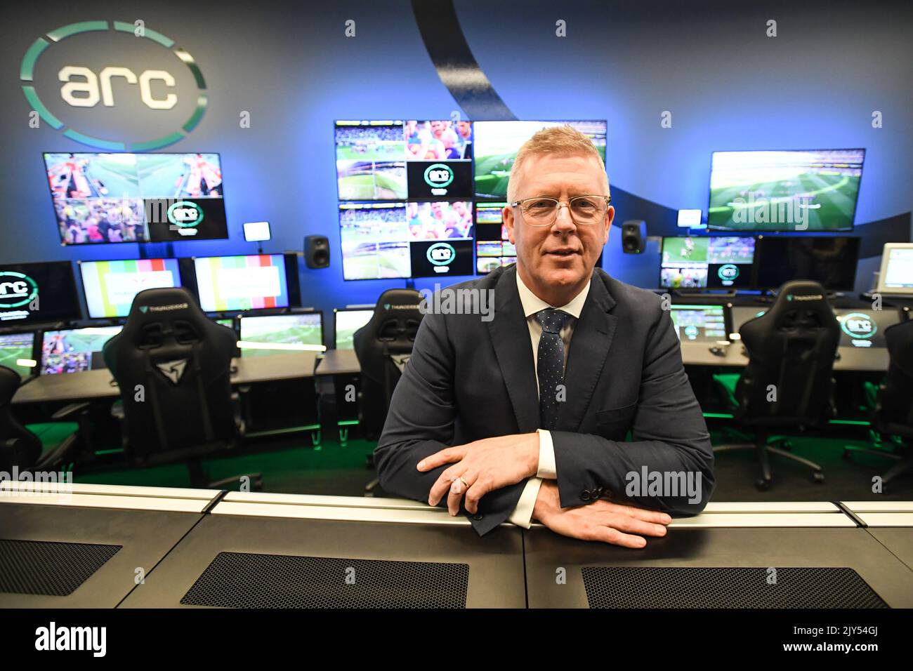 AFL football operations boss Steve Hocking poses for a photo during a ...