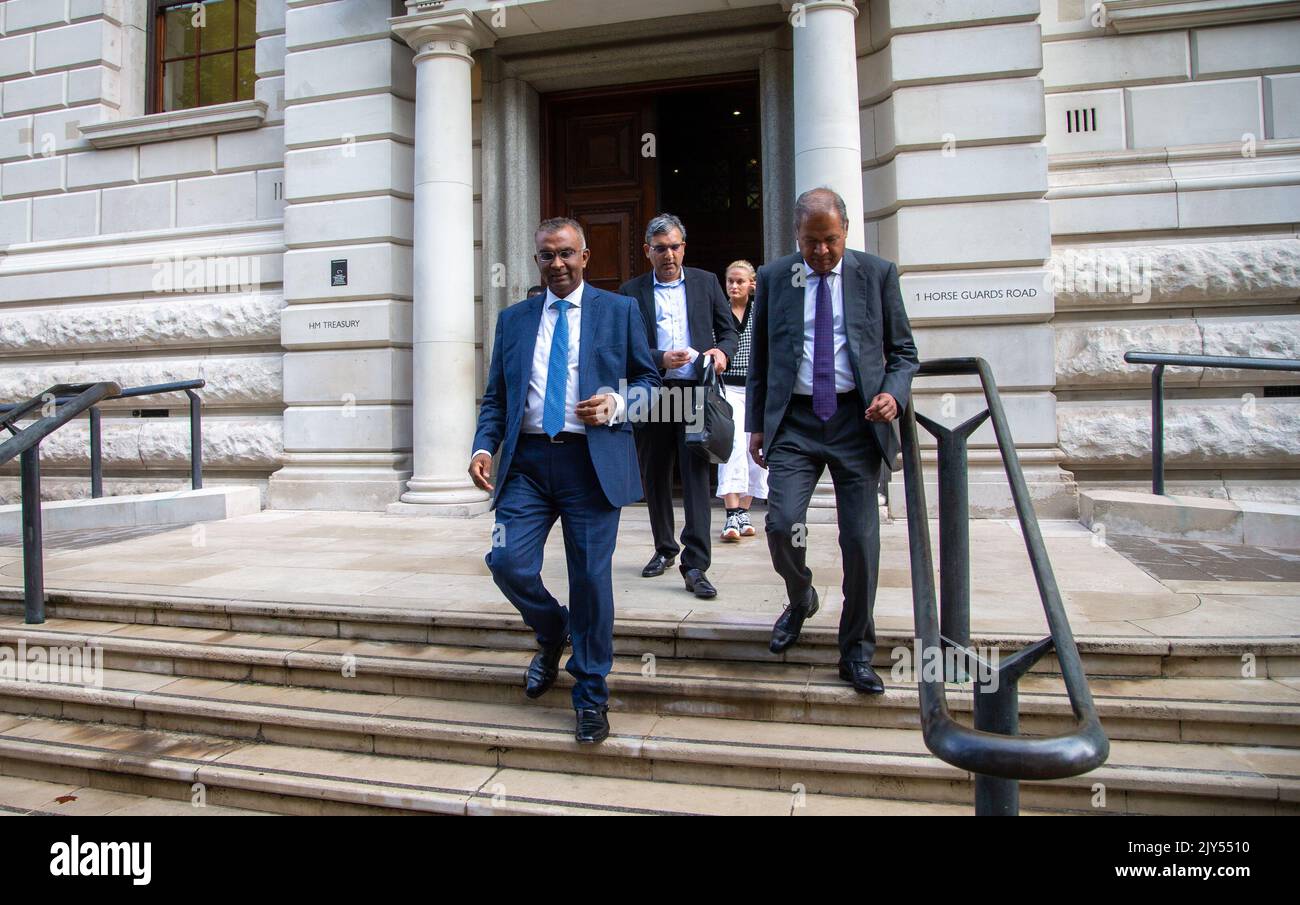 London, England, UK. 7th Sep, 2022. Bankers including Chief Executive ...