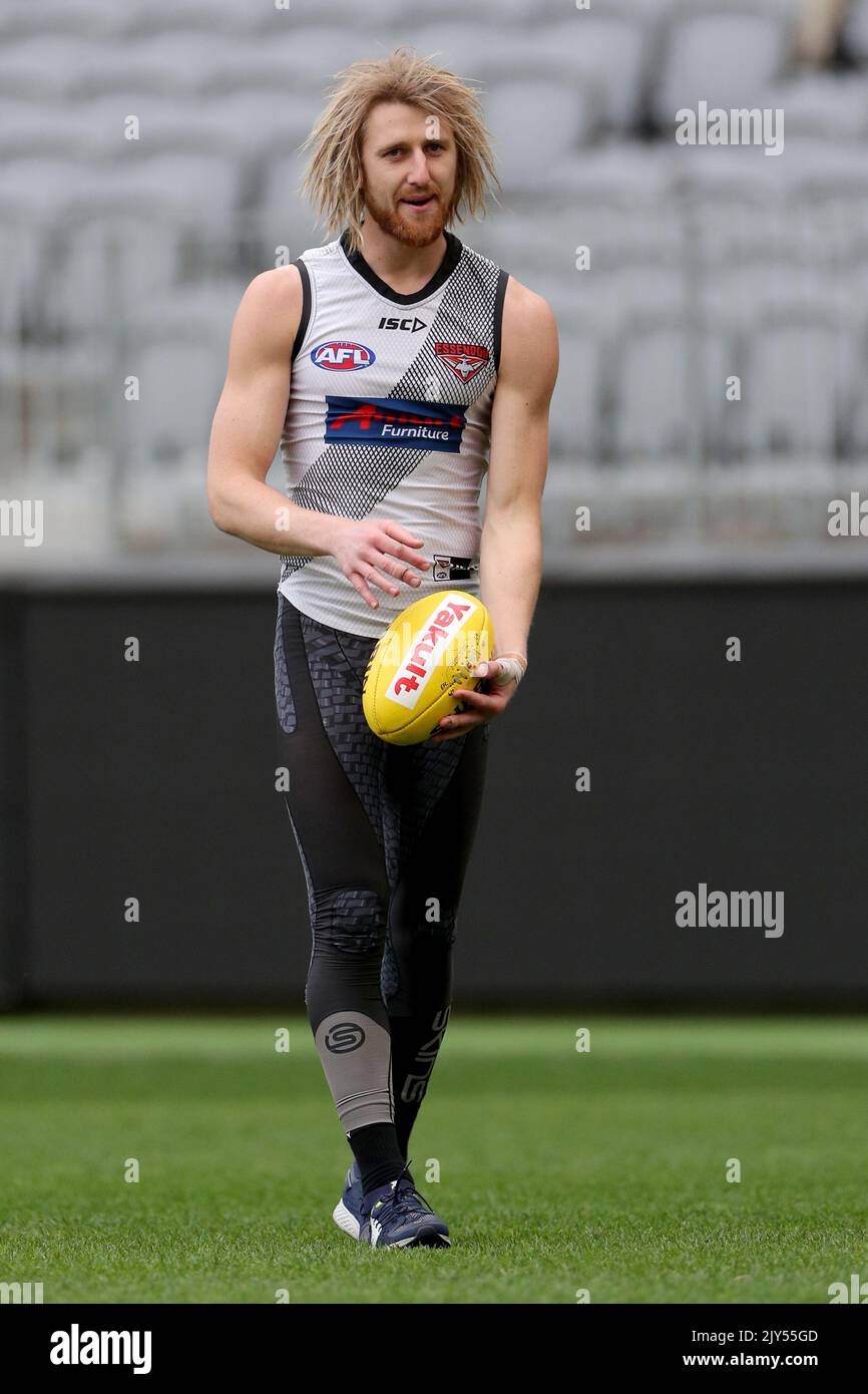 Dyson Heppell is seen during an Essendon Bombers training session at ...