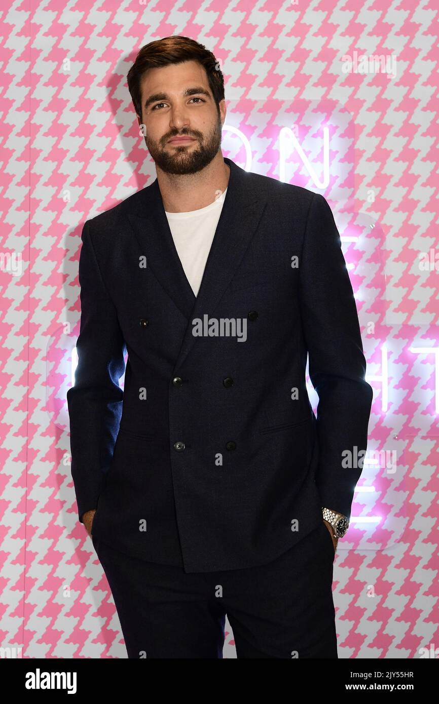 Ex AFL player Tom Derickx poses for a photograph during the David Jones ...