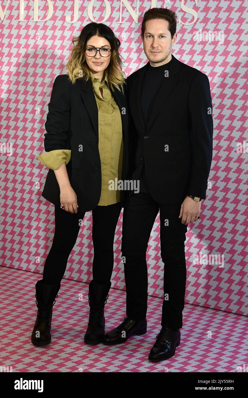 Designers Camilla Freeman Topper and Marc Freeman pose for a photograph ...