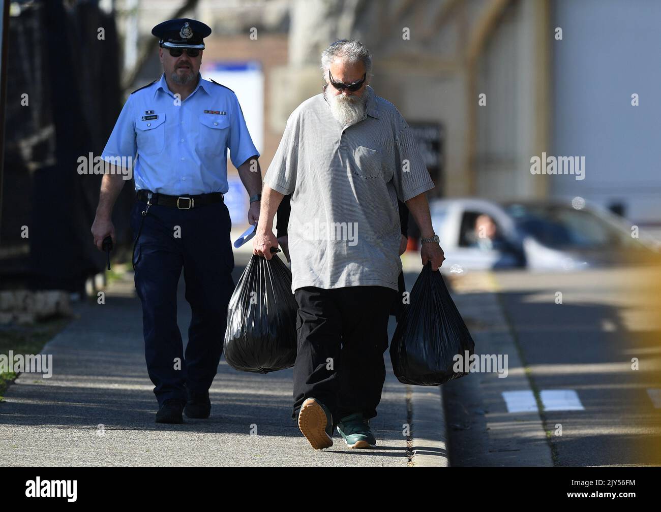 Michael Guider is seen during his release from Long Bay Correctional ...