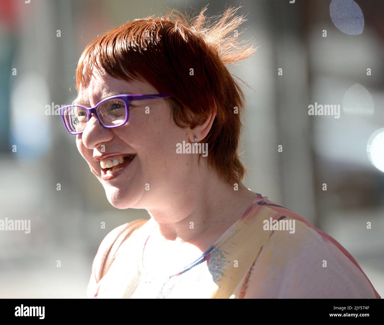 Jeni Haynes arrives at Sydney's Downing Centre District Court, Friday ...