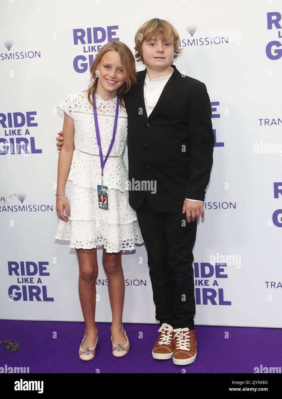 Summer North and Gryffin Morrison arrive during the World Premiere of ...