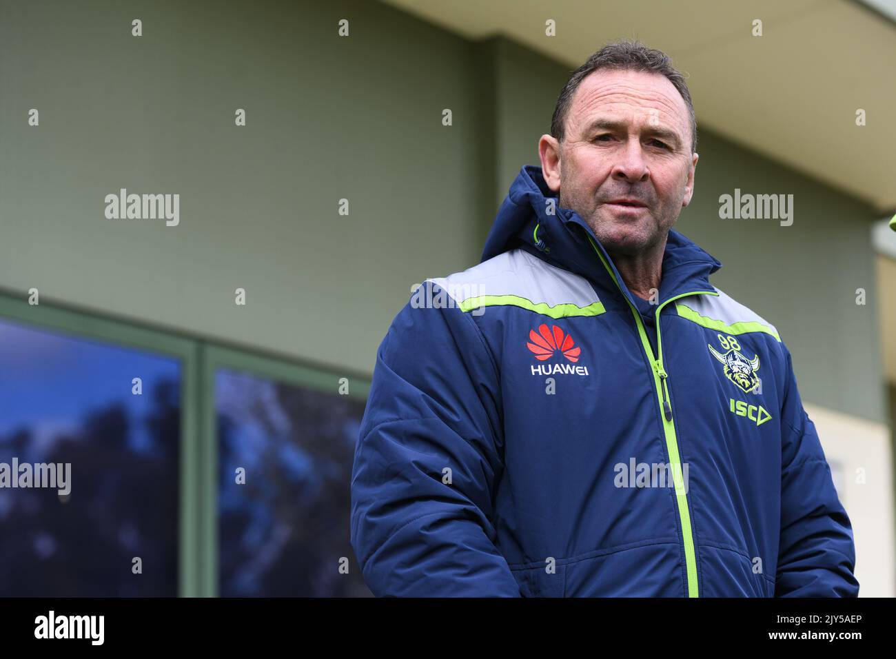 Canberra Raiders coach Ricky Stuart following the announcement of his ...