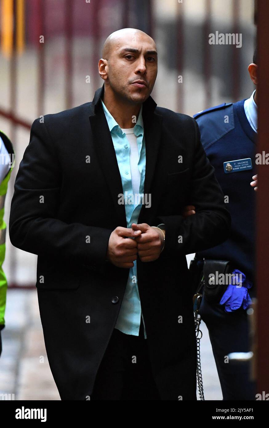 Albert Awad arrives to the Supreme Court of Victoria, Melbourne, Monday ...