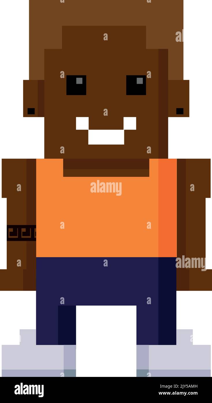 The 8 bit guy Stock Vector Images - Alamy