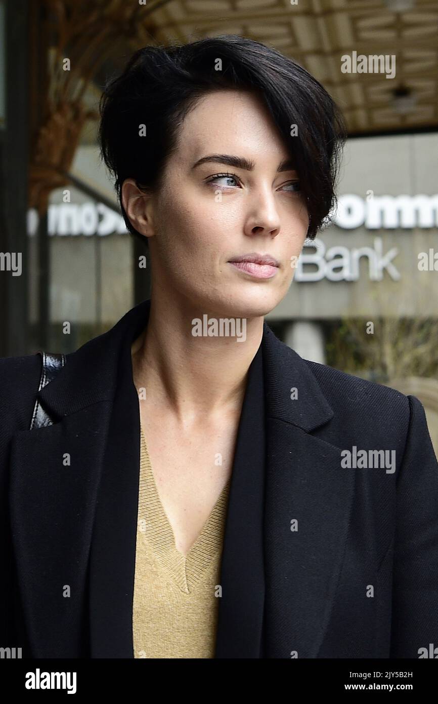 Sarah Budge leaves Downing Centre District Court, Sydney, Tuesday ...