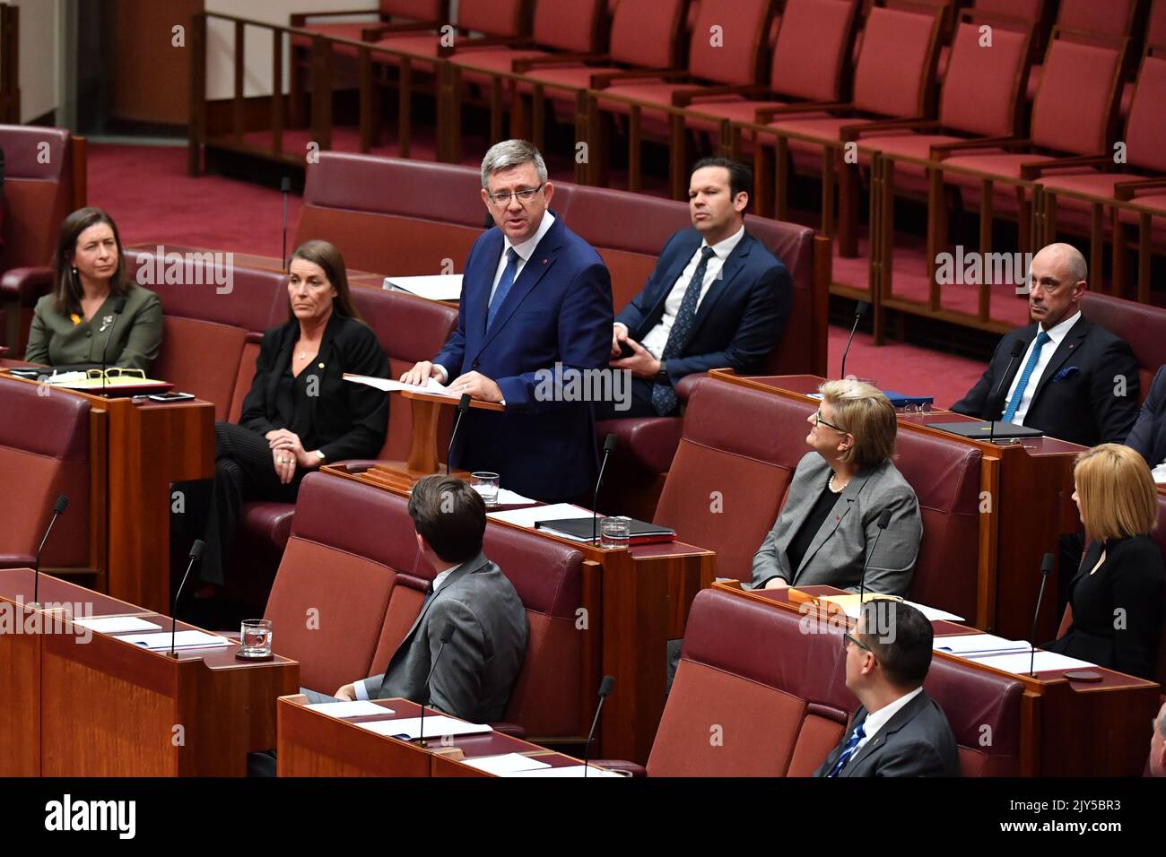 Nationals senator Paul Scarr makes his first speech in the Senate ...