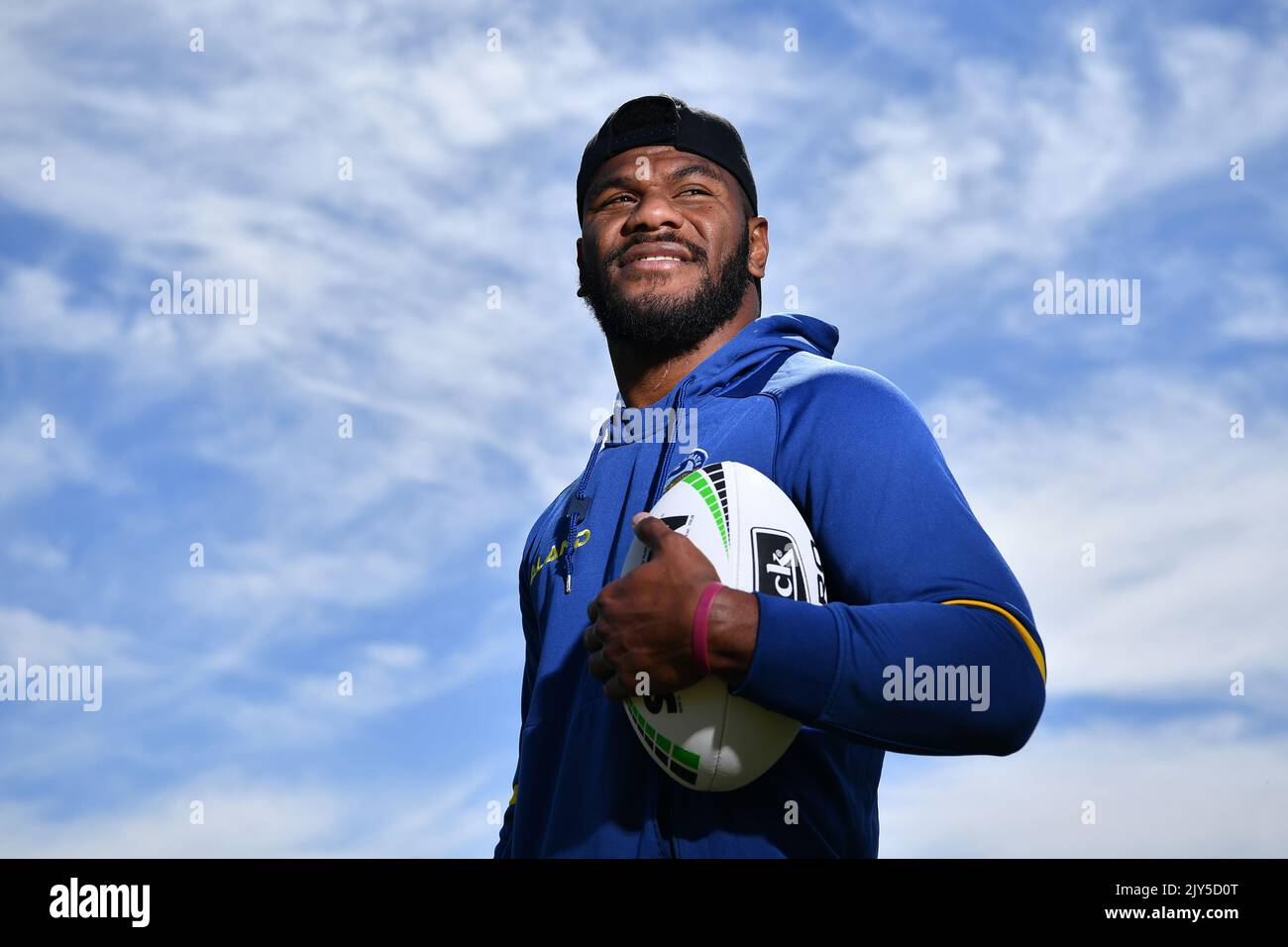 Maika Sivo of the Parramatta Eels poses for a photo ahead of a training ...