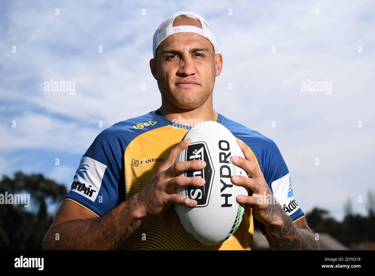 Blake Ferguson of the Parramatta Eels poses for a photo ahead of a ...