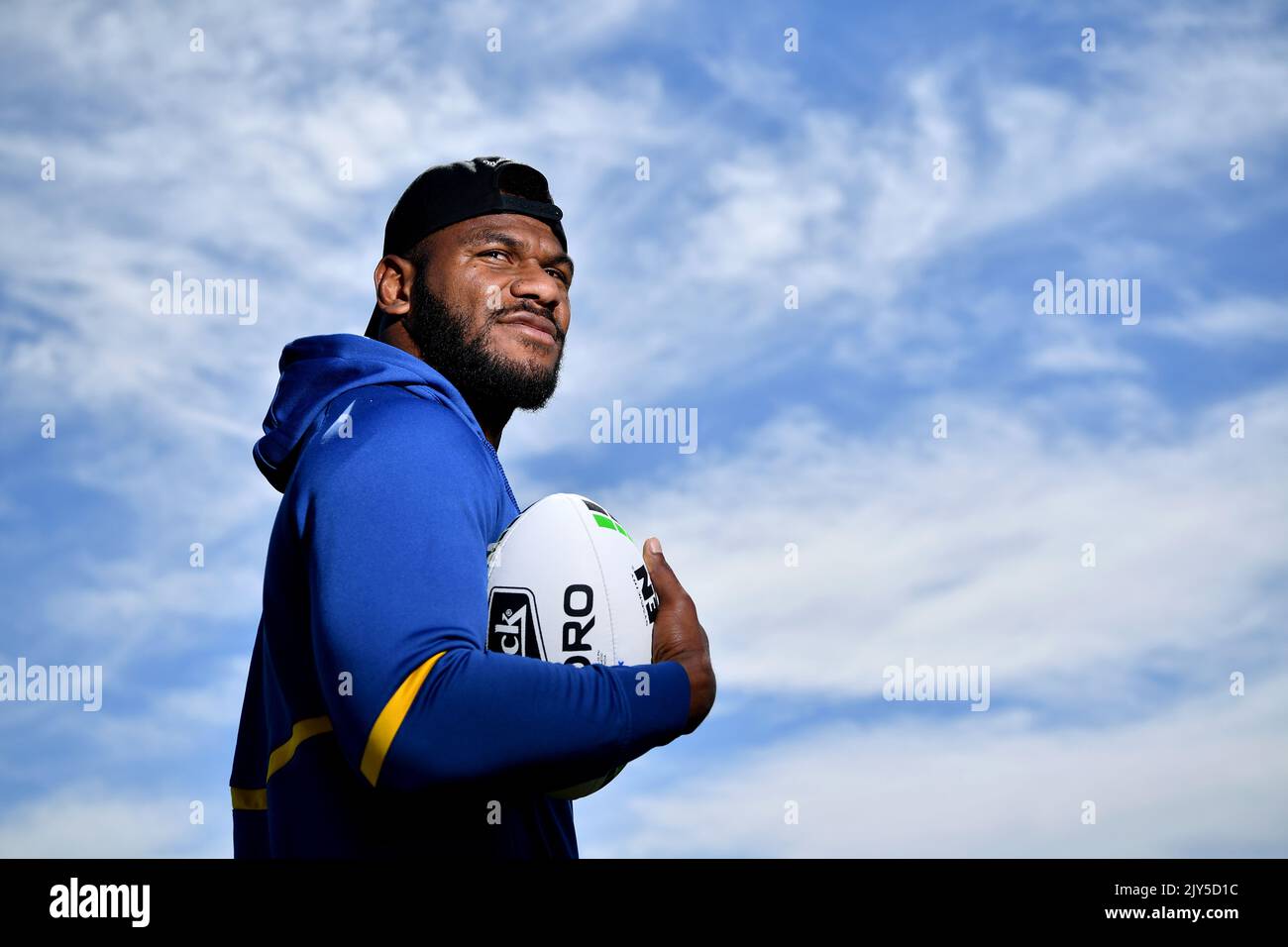 Maika Sivo of the Parramatta Eels poses for a photo ahead of a training ...