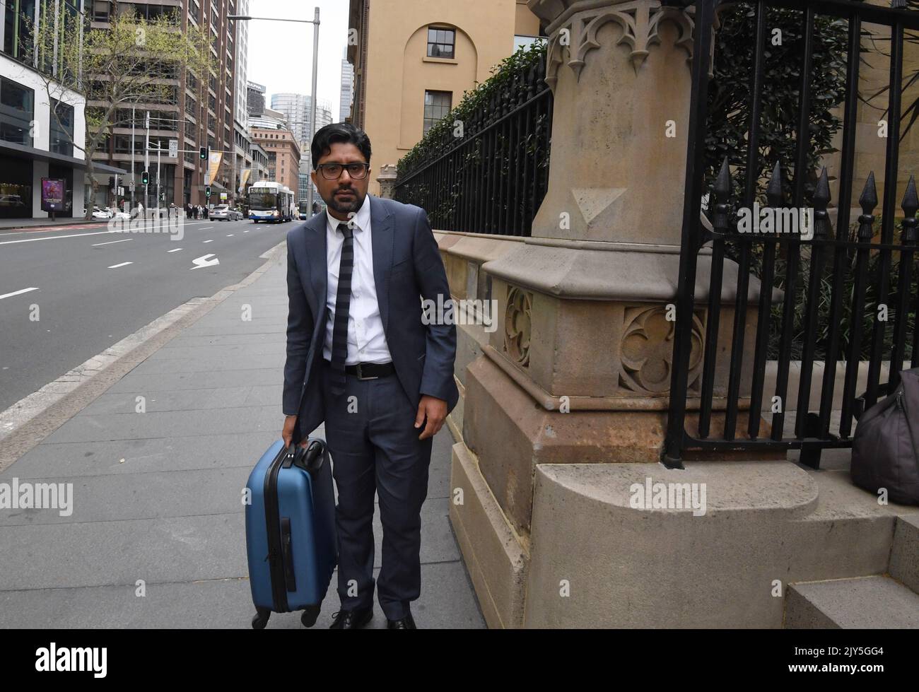 Kulwinder Singh arrives at the King Street Courts in Sydney, Monday ...