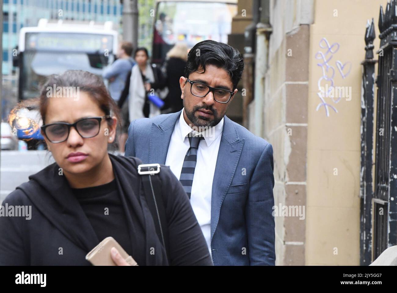 Kulwinder Singh arrives at the King Street Courts in Sydney, Monday ...