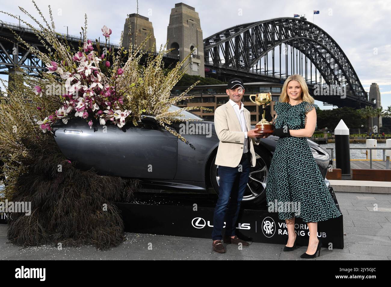 Lexus Ambassador Corey Brown (left), jockey and 2 time Melbourne Cup ...