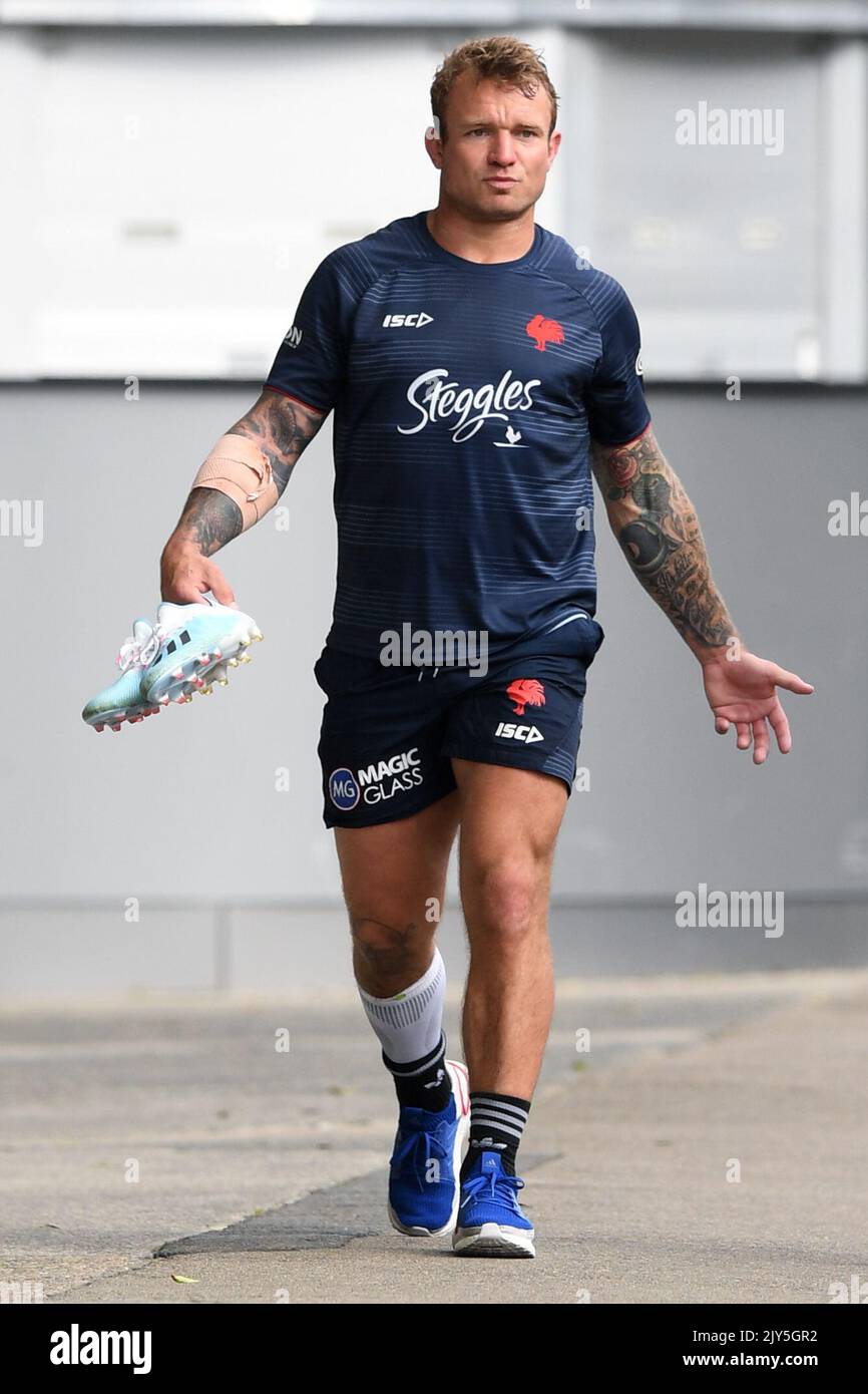 Jake Friend of the Roosters during a training session at the SCG in ...