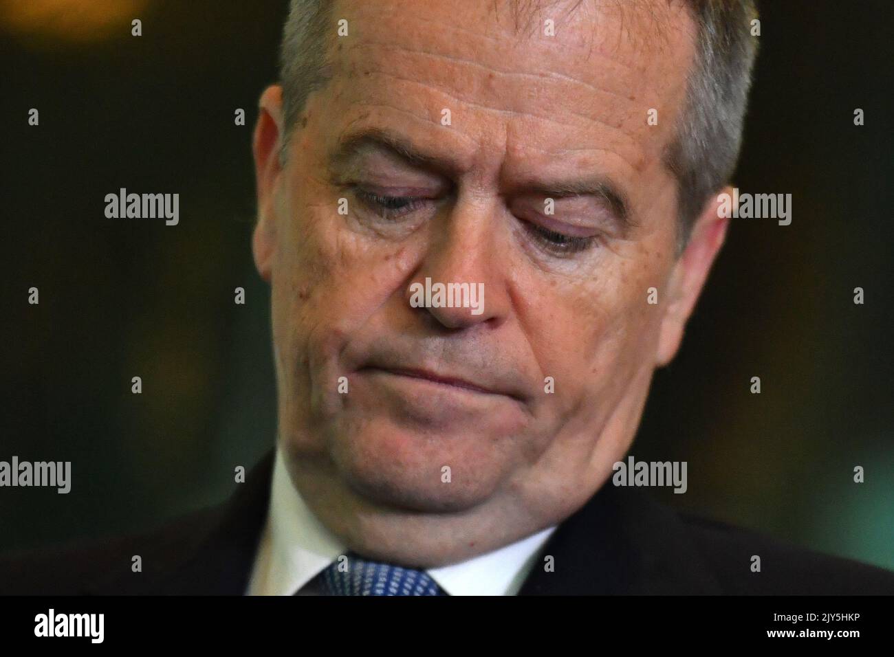 Shadow Minister for Government Services Bill Shorten at a press ...