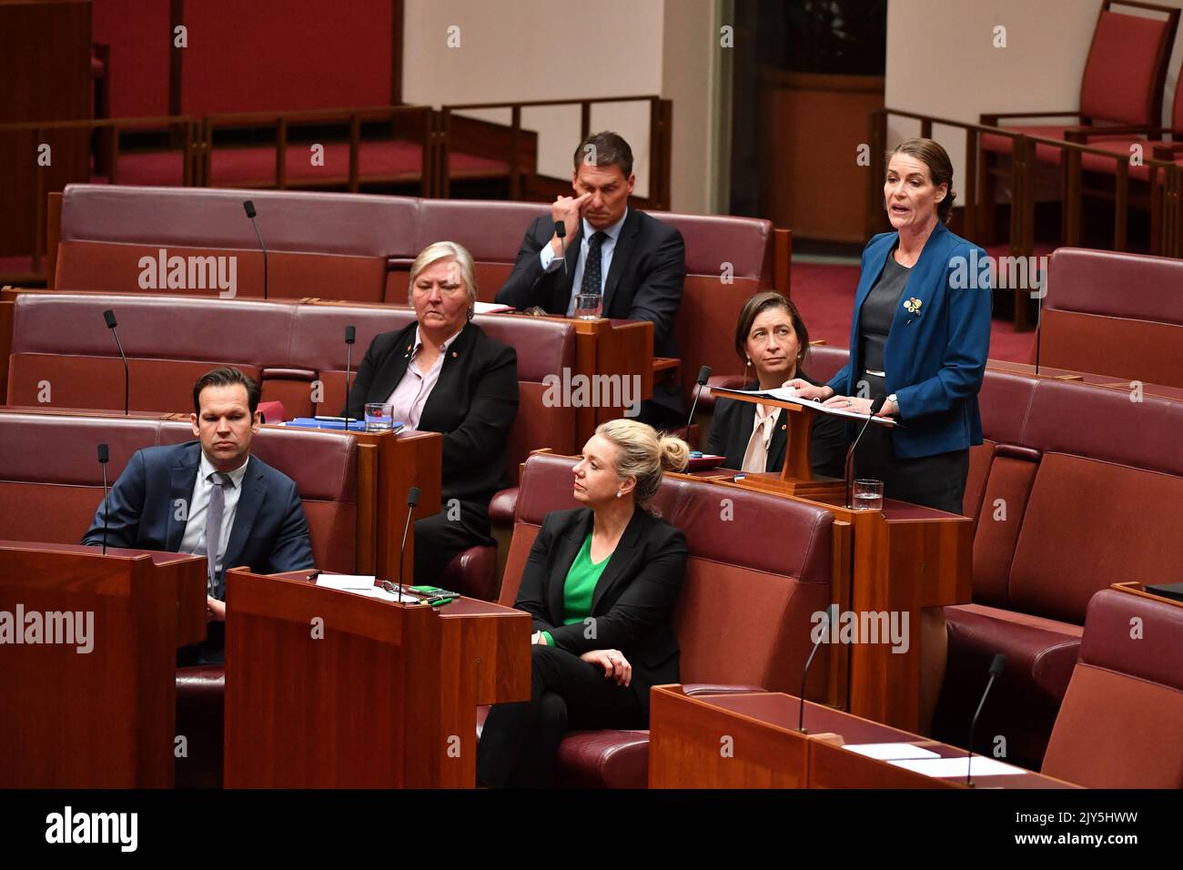 Nationals senator Perin Davey makes her first speech in the Senate ...