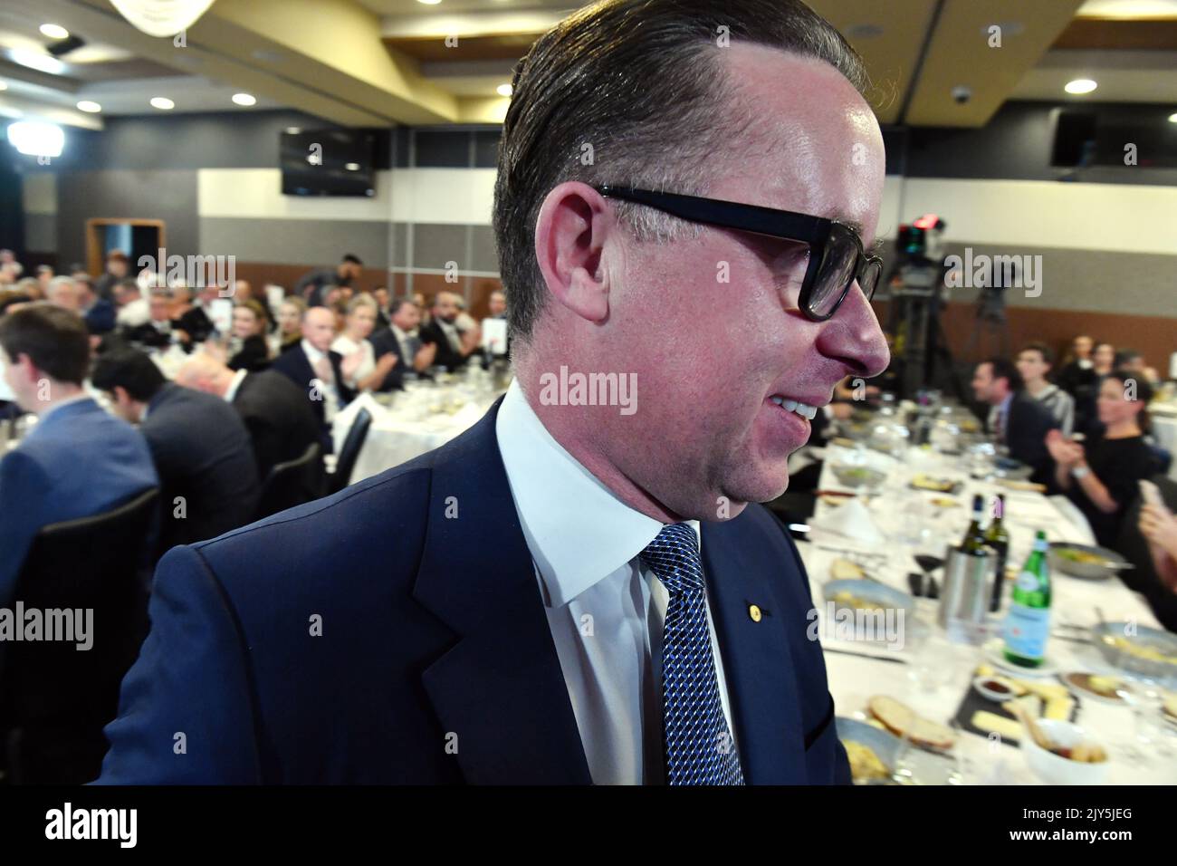 Qantas CEO Alan Joyce at the National Press Club in Canberra, Wednesday ...