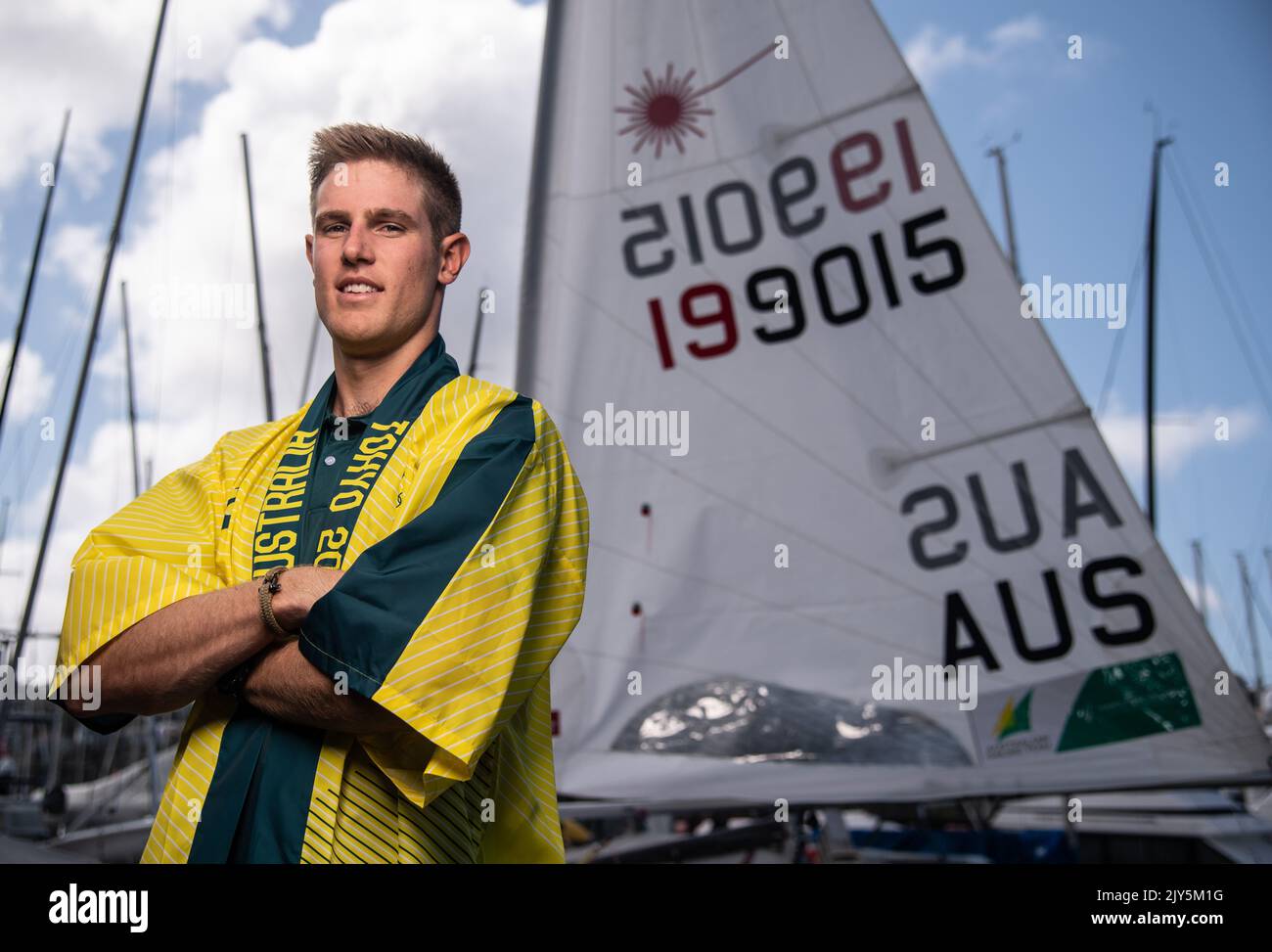 Matthew Wearn poses for a portrait at Middle Harbour Yacht Club in ...
