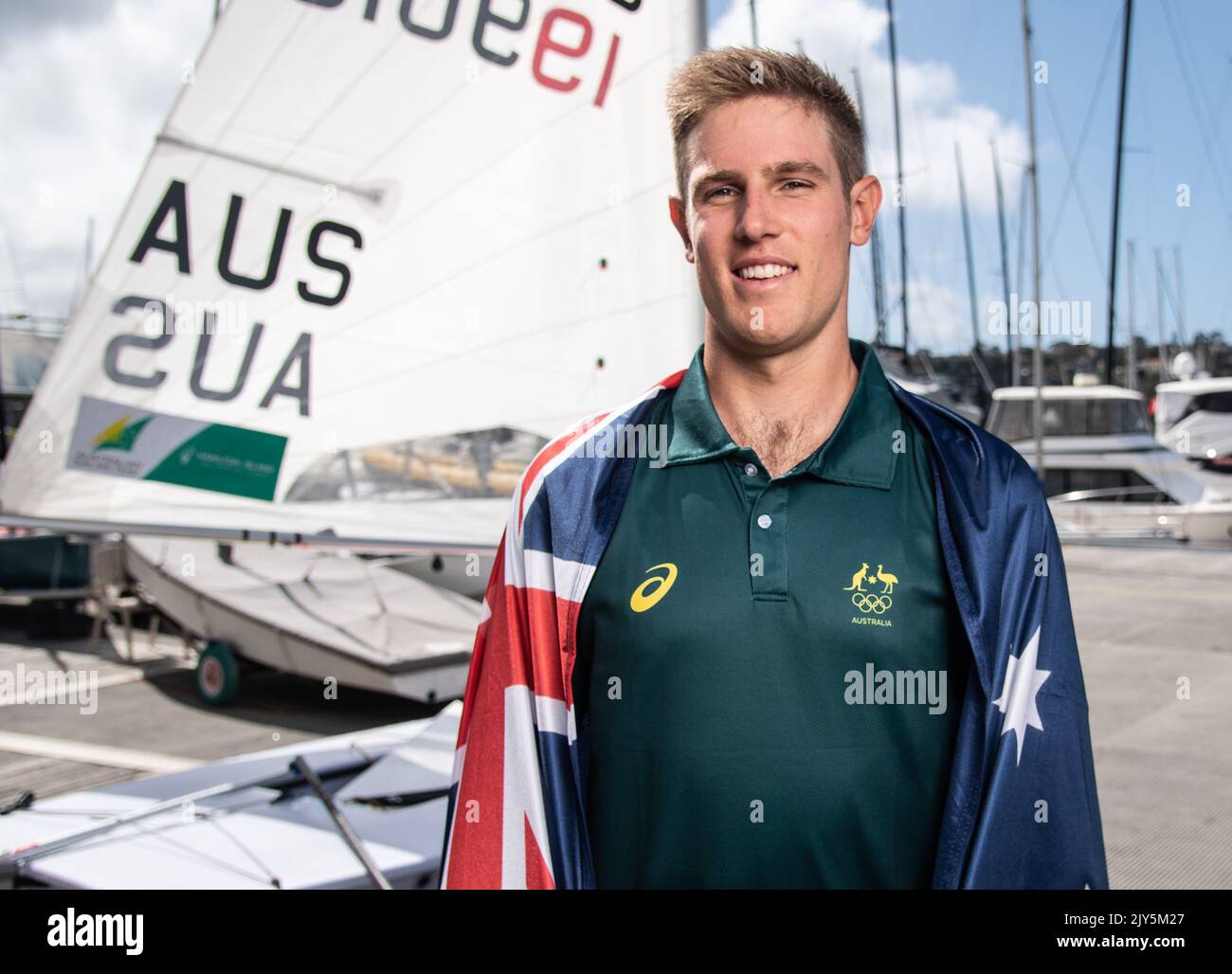 Matthew Wearn poses for a portrait at Middle Harbour Yacht Club in ...