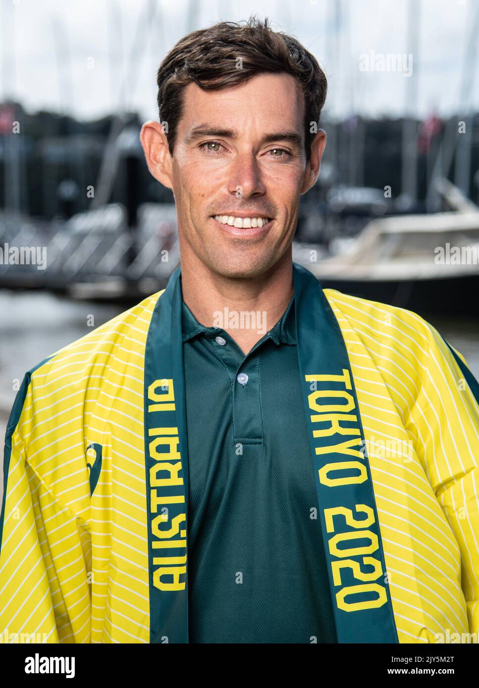 Mathew Belcher poses for a portrait at Middle Harbour Yacht Club in ...